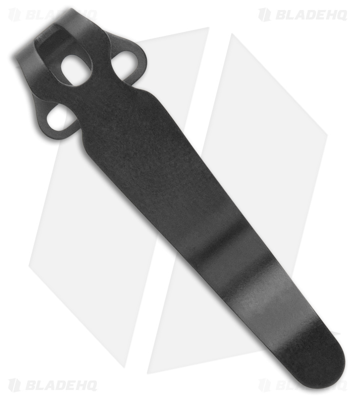 Flytanium Short Universal Ti Pocket Clip Black - Blade HQ