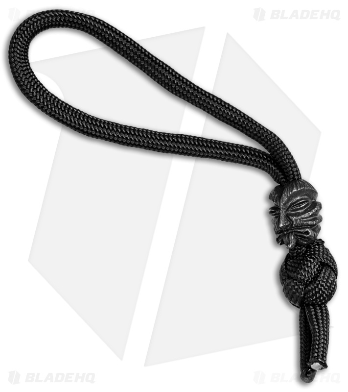 Schmuckatelli Kiko Bead Diamond Knot Zipper Pull (Black) - Blade HQ