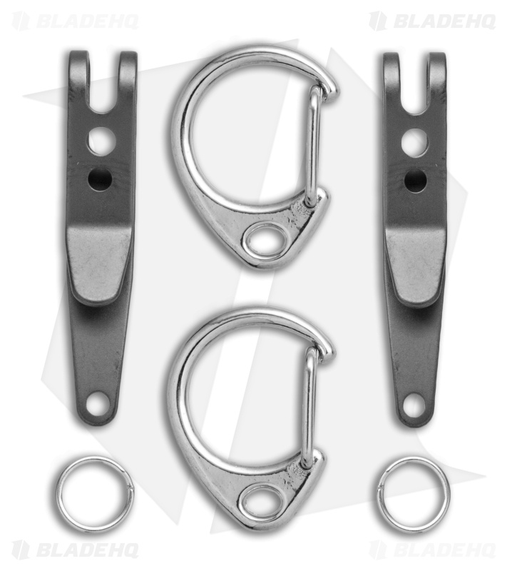 TEC Accessories P-7 Suspension Clip Black DLC (2 Pack) P-7-2 - Blade HQ