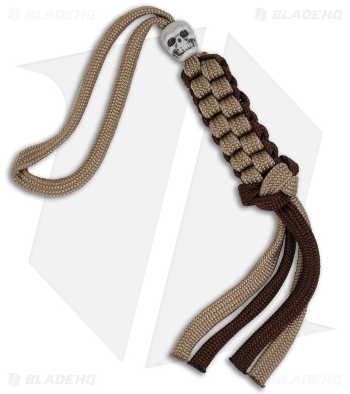 Para-Cord Wilson Tactical Lanyard Parachute Cord Tan & Brown (Skull ...