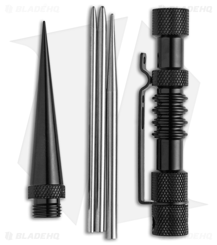 Jig Pro Shop Knotter's Tool Fid + 3 Black Steel Stitching Needles ...
