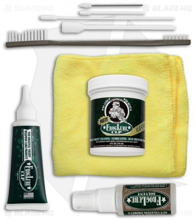 FrogLube CLP 4 oz. Premium Cleaner Kit w/ Cleaning Brush - Blade HQ