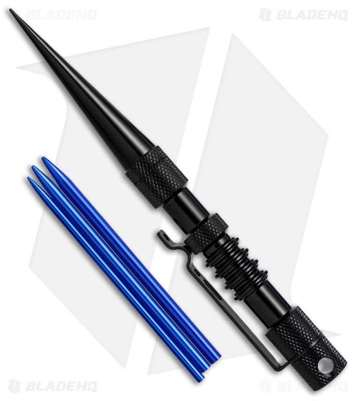 Jig Pro Shop Knotter's Tool Black Aluminum Fid + 3 Blue Stitching ...