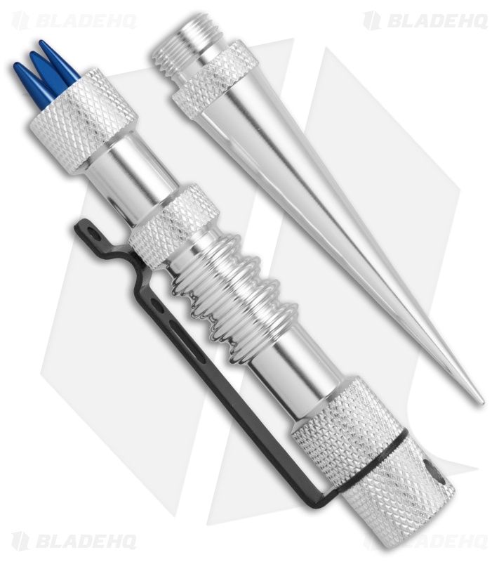 Jig Pro Shop Knotter's Tool Aluminum Fid + 3 Blue Stitching Needles ...