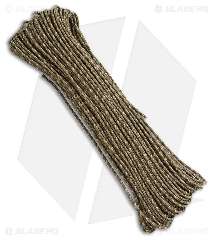 Tactical Multi-Camo Nylon Braided 275 Paracord (100') - Blade HQ