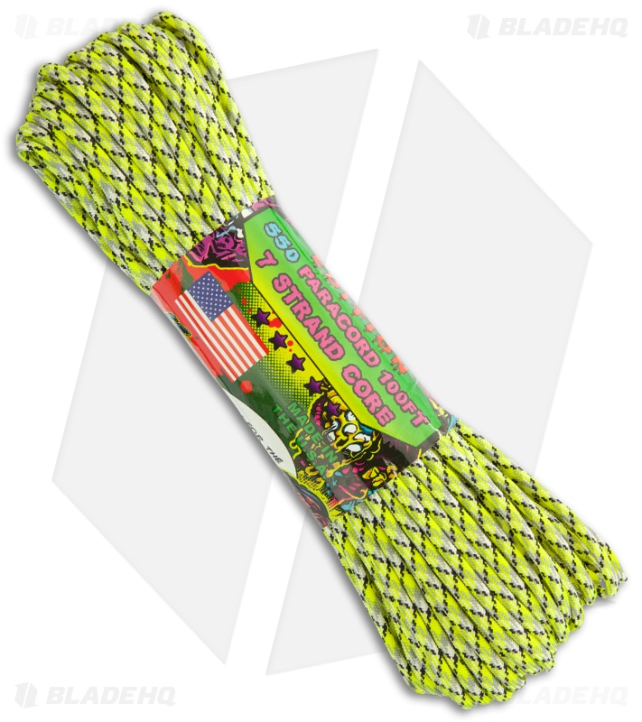 Zombie Edition Infection 550 Paracord Nylon Braided 7-Strand Core (100 ...