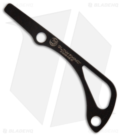 Flytanium + Glow Rhino Tritium Black Ti Backspacer for Benchmade Bugout ...