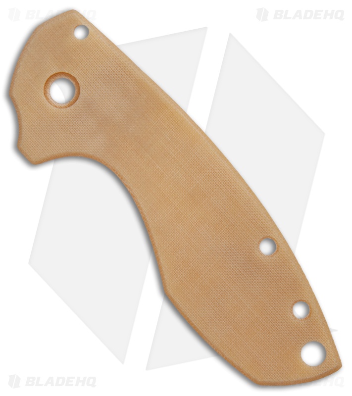 Karbadize CRKT Pilar Replacement Scales | Bone Linen Micarta