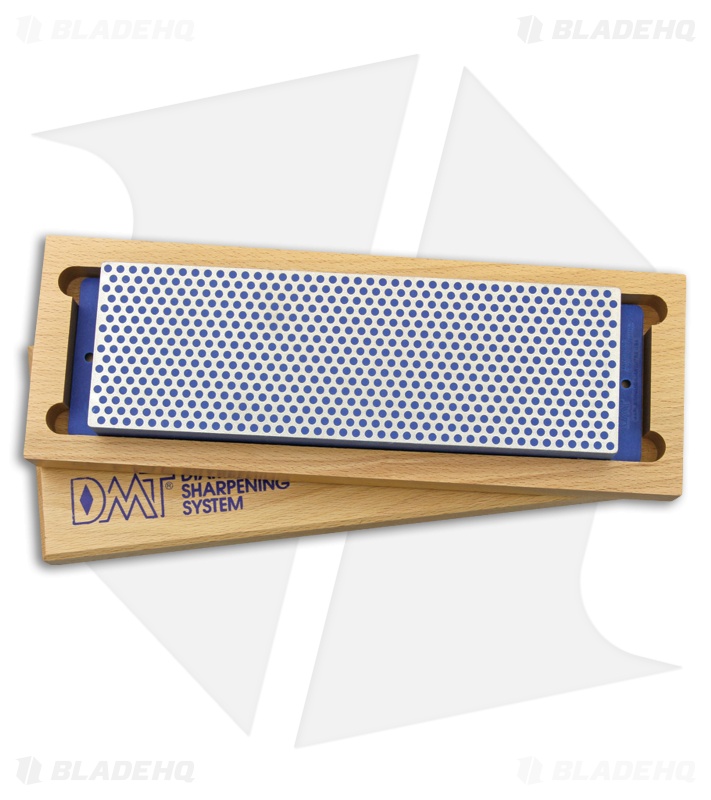 DMT 8" Diamond Whetstone Sharpener w/ Hardwood Box Coarse W8C - Blade HQ