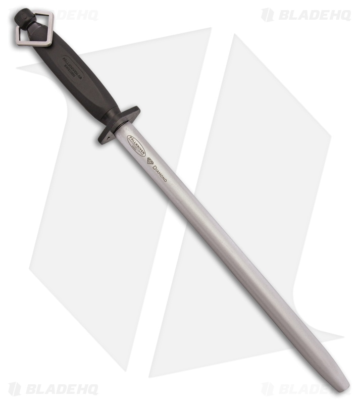 Fallkniven D12 17.75" Pro Diamond Steel Rod Sharpener w/ Black Polymer ...