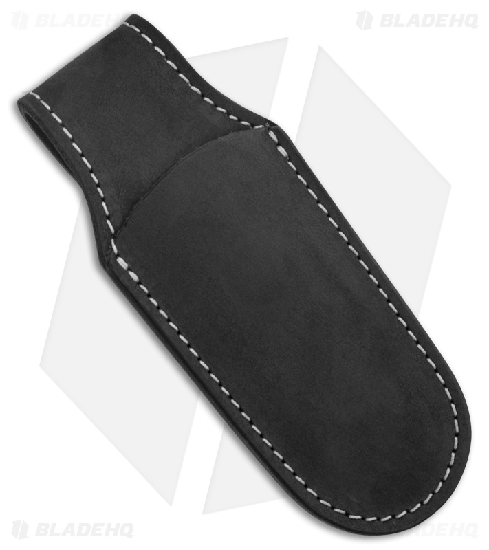MKM Leather Pocket Knife Sheath - Black