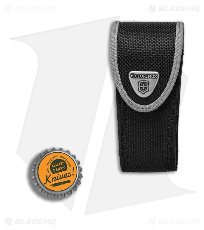 Victorinox 3.75" Black Nylon Pocket Knife Sheath w/ Velcro Clasp - Blade HQ