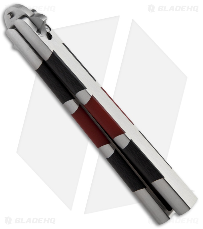 29 Knives Chris Olofson 5" Kriss Balisong Butterfly Knife CF / Red G10 ...