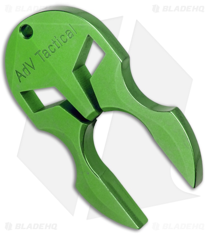 Andre de Villiers AdV Tactical Knuck - Green Ti - Blade HQ