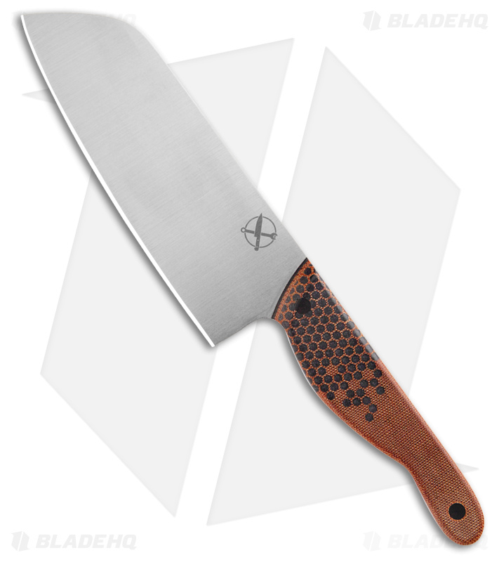 Blue Collar Blades Slick Six Santoku Hex Micarta - Blade HQ