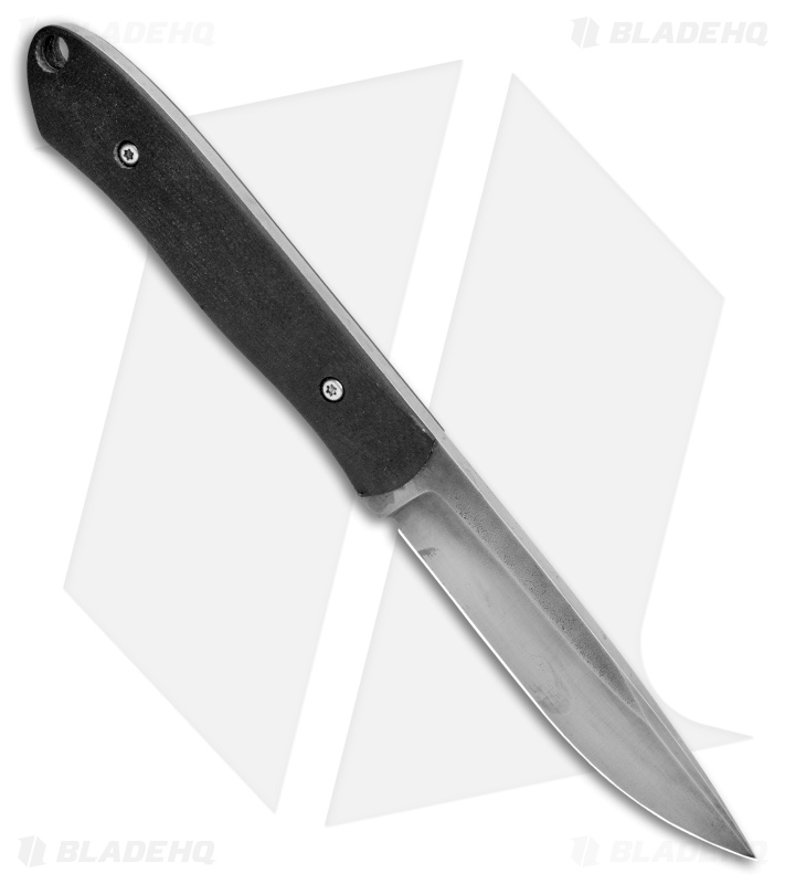 Aaron Frederick Work Horse Fixed Blade Knife Black G-10 (4" 1095 ...