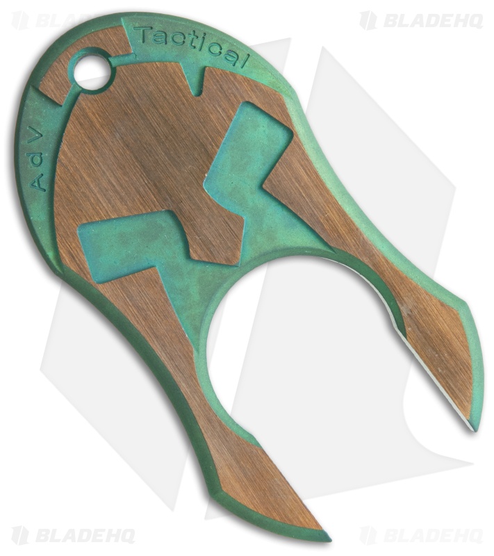 Andre de Villiers AdV Knuck V2 - Green/Bronze Ti - Blade HQ