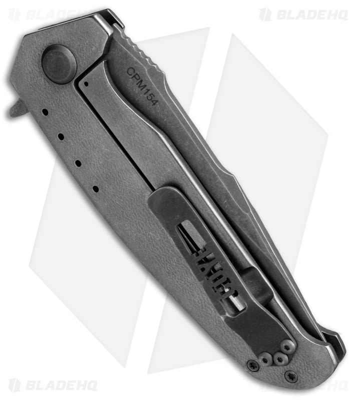 Bill Coye Whiskey 2 Flipper Knife Orange Peel Ti (4.25" Acid SW ...