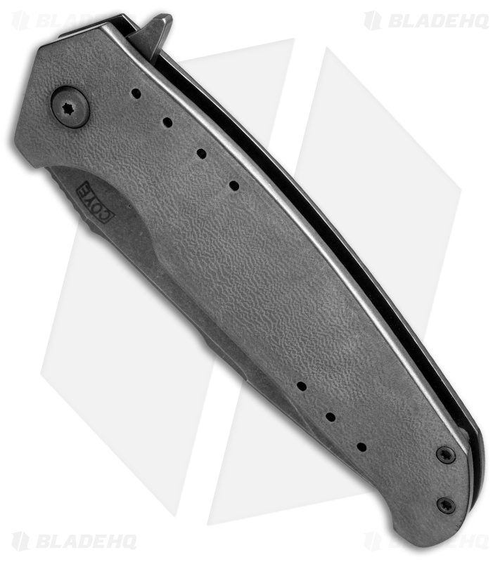 Bill Coye Whiskey 2 Flipper Knife Orange Peel Ti (4.25" Acid SW ...