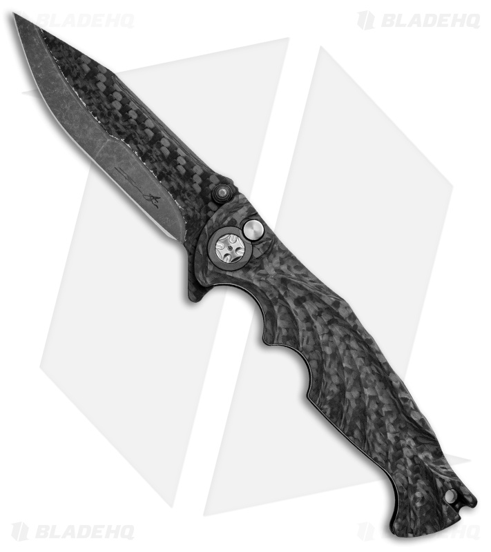 Brian Tighe Custom Tighe Breaker Integral Knife Carbon Fiber/Zirc (San ...