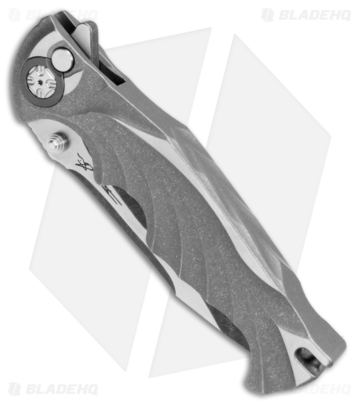 Brian Tighe Custom Tighe Breaker Integral Knife Titanium (4" Acid Wash ...