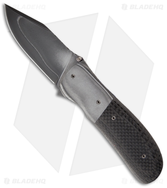 Burr Oak Knives First Responder Knife Carbon Fiber (3.5" San Mai ...