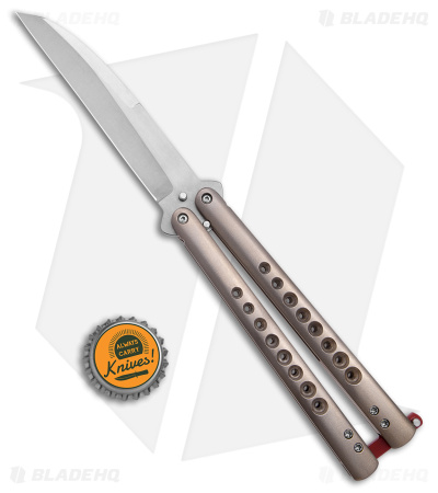 Chuck Gedraitis Balisong Ti Butterfly Knife (4" SW) - BHQ