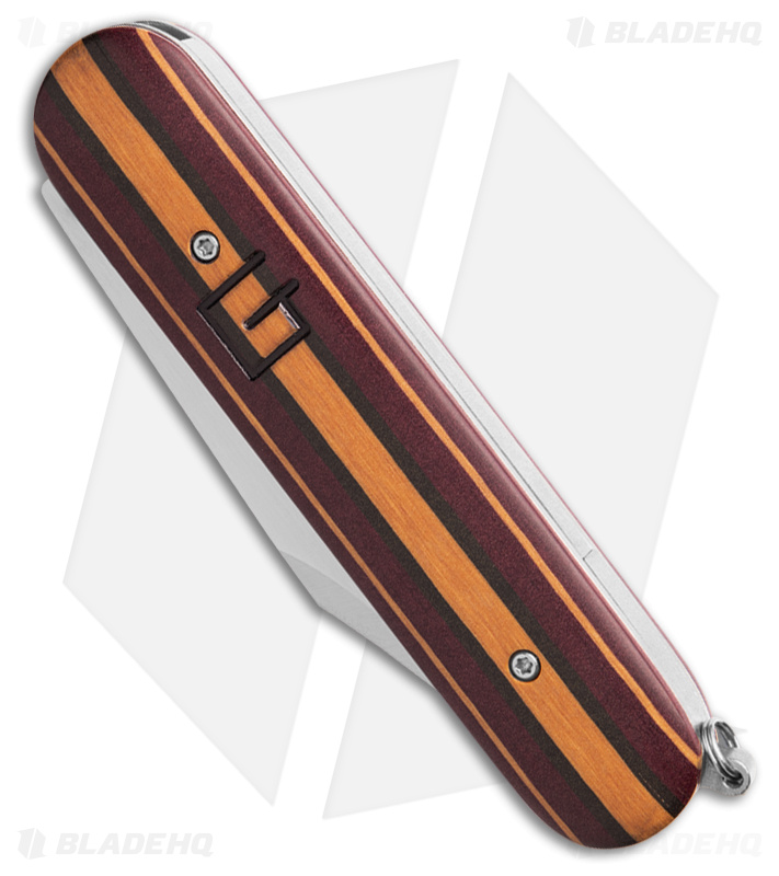 Chuck Gedraitis Swiss Army Switchblade Richlite - Blade HQ