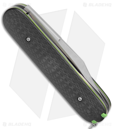 Chuck Gedraitis Switch Army Auto Knife CF w/ Green - Blade HQ