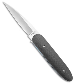 Gedraitis Knives Churchill Auto CF/Blue Ti Wharncliffe