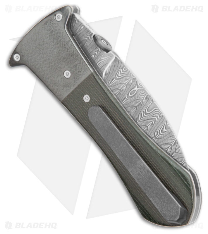Gedraitis Knives Custom Small Pocket Smatchet Green Blade HQ