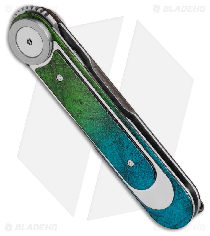 Dew Hara Custom Knives Infinity Ti Shinkai (3.1" Mirror) - Blade HQ