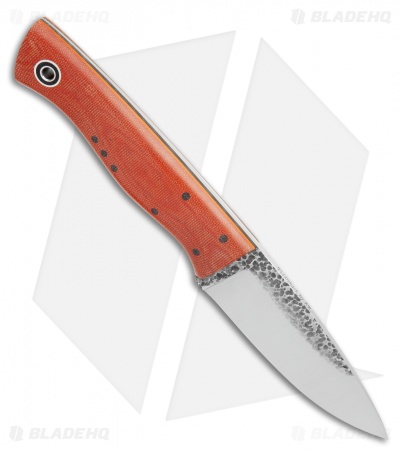 Fiddleback Forge Bushfinger | Fixed Blade Knife | Chili Pepper Micarta