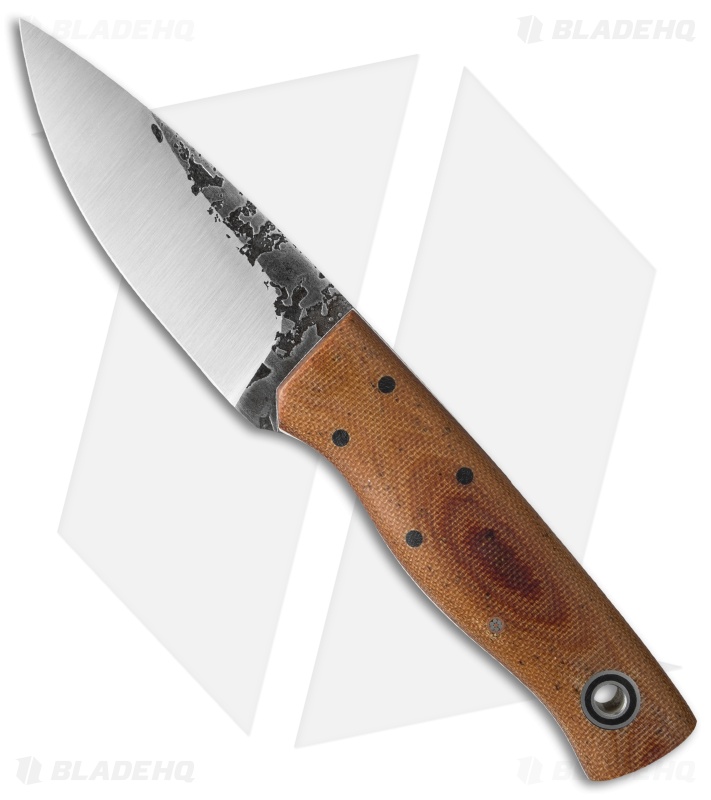 Fiddleback Forge Bushnub Knife Micarta (3.375" Satin) - Blade HQ