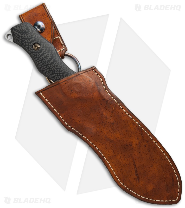 Heretic Knives Custom Seraphim Fixed Blade Knife CF (6.75" High Polish ...
