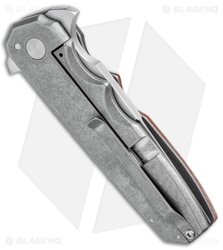 Jason Clark Custom Mini Freefall Flipper Knife Micarta/Zirc (3.625 ...