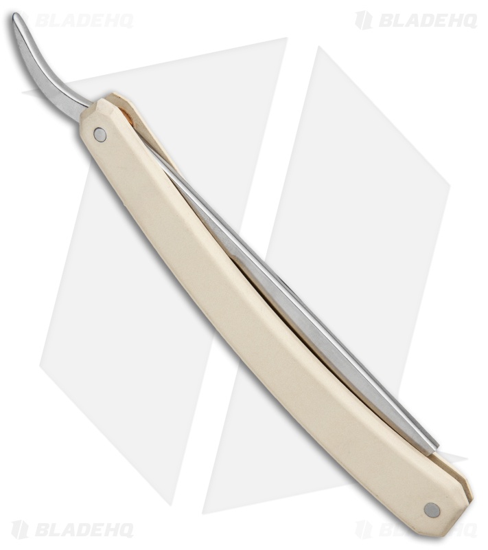 Jason Clark Custom Straight Razor Paper Micarta (5/8" O1 Steel) - Blade HQ