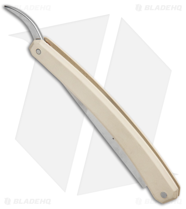 Jason Clark Custom Straight Razor Paper Micarta (5/8" O1 Steel) - Blade HQ