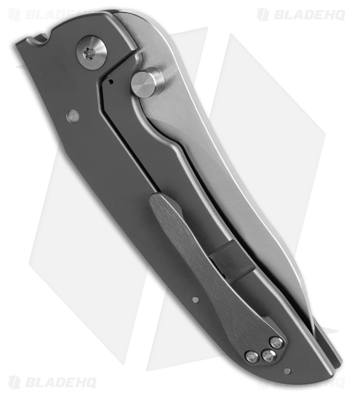 John Gray Custom THUCK Knife | Black/Gray Ti + MagnaCut