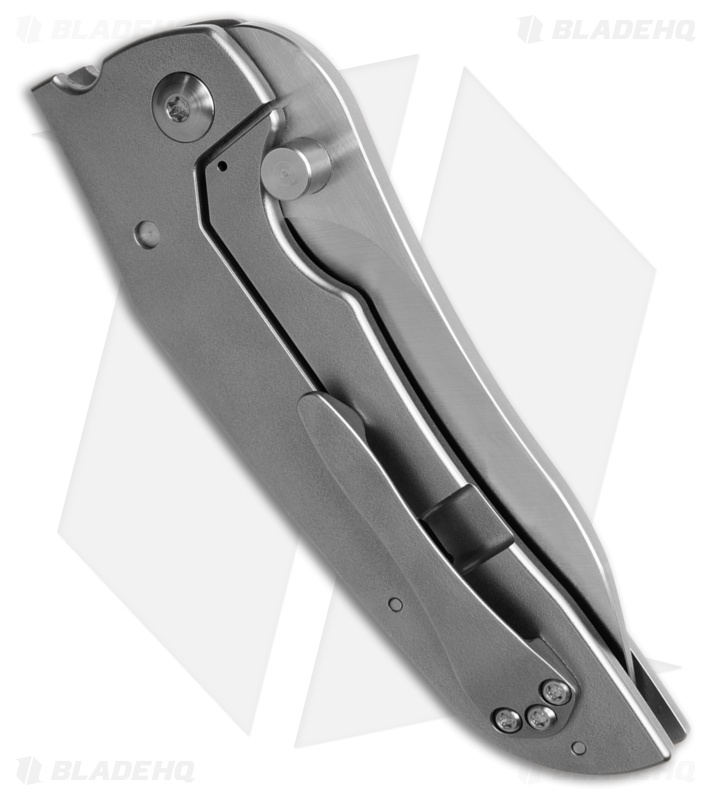 John Gray Custom THUCK Knife | Gray/Orange Ti + MagnaCut