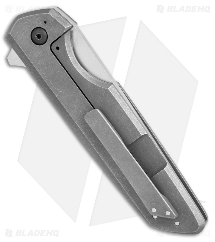 Eutsler Knives Custom Regulator Frame Lock Knife Ti w/ Chamfers (3.5 ...