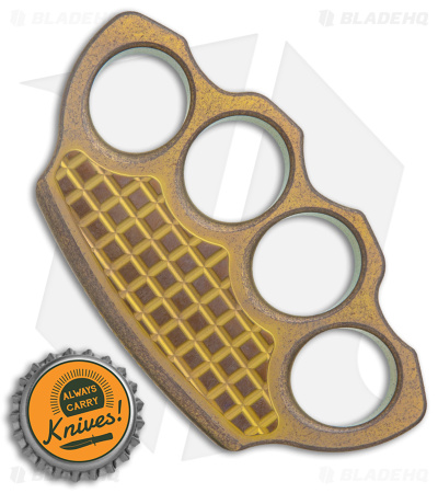 Microtech Marfione Custom Paperweight Gold - Blade HQ