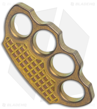 Microtech Marfione Custom Paperweight Gold - Blade HQ