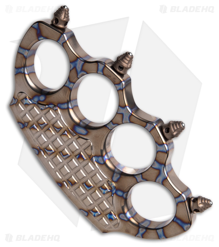 Microtech Marfione Hand Tank Spiked Knuckle Flamed Ti