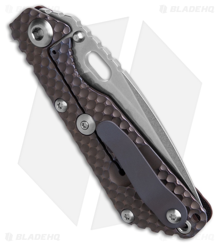 Strider Custom Medium Frame Lock Maroon G10 - Blade HQ
