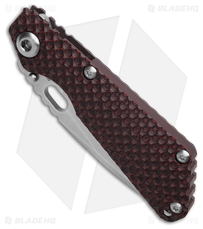 Strider Custom Medium Frame Lock Maroon G10 - Blade HQ