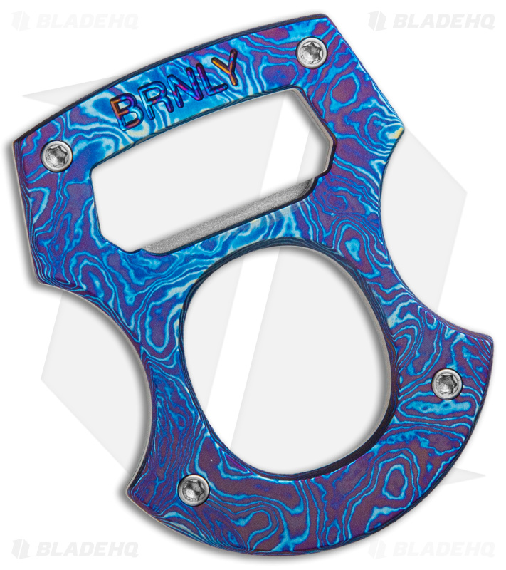BRNLY Baldy Contra Cypop Bottle Opener Timascus/Ti - Blade HQ