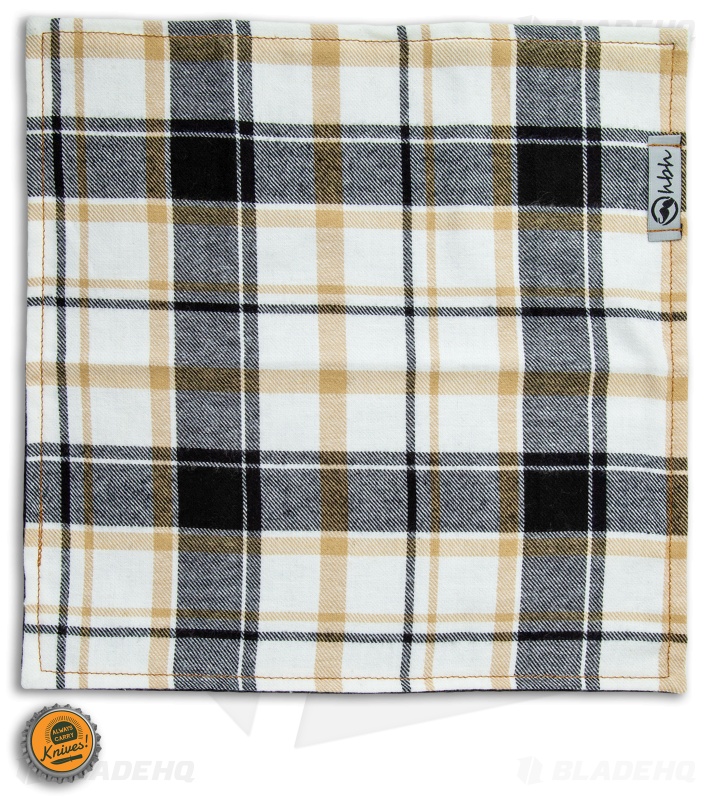Hanks by Hank 10" x 10" Handkerchief - Brown Flannel - Blade HQ