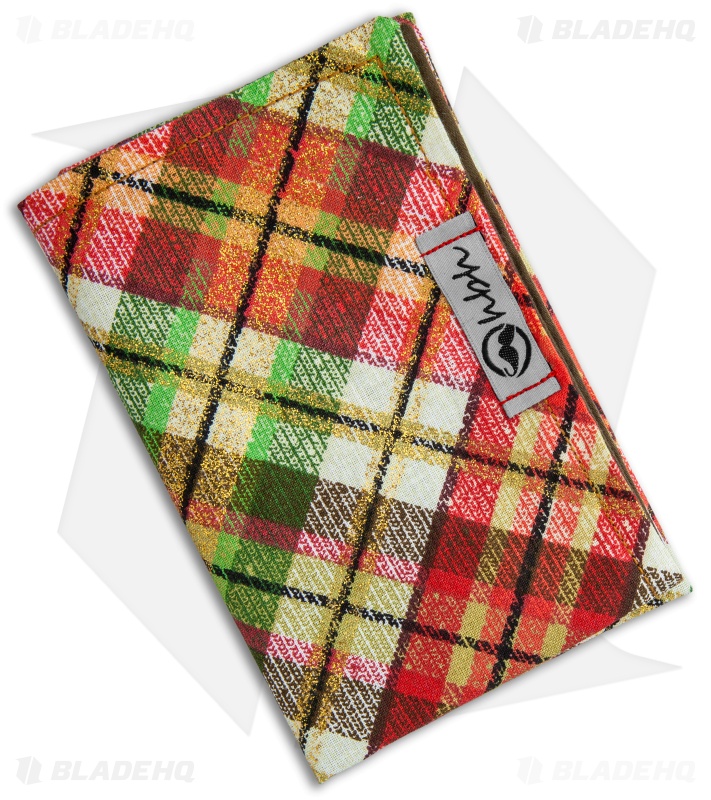 Hanks by Hank 10" x 10" Handkerchief - Glittery & Gold (Plaid) - Blade HQ