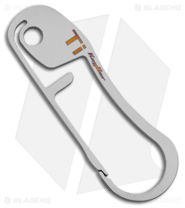 KeyBar Titanium Keyrabiner 5.0 Insert (Silver) - Blade HQ